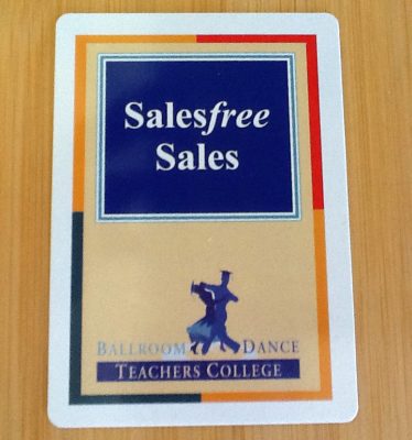 SalesFree Sales Cards – Ballroom Dance Teachers College